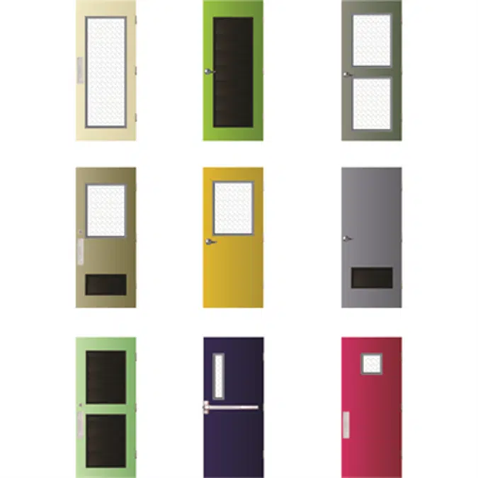 BIM objects - Free download! MMI Door with Single Rabbet Frame | BIMobject