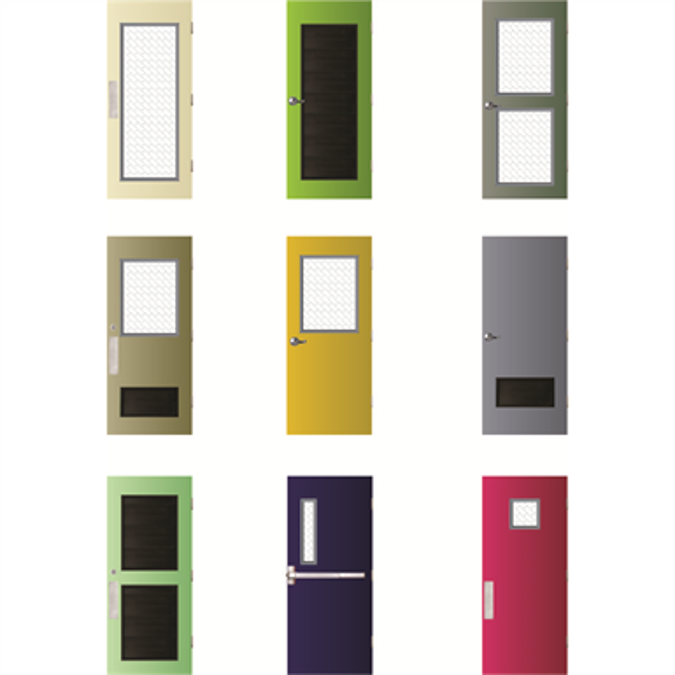 BIM objects - Free download! MMI Door with Single Rabbet Frame | BIMobject