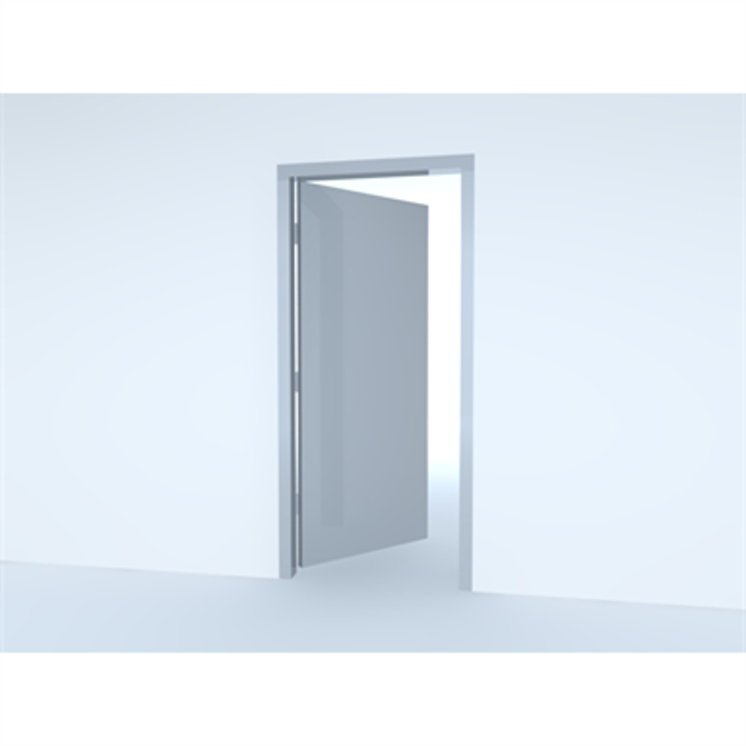 Objetos BIM - ¡Descarga gratis! MMI Door with Single Rabbet Frame ...
