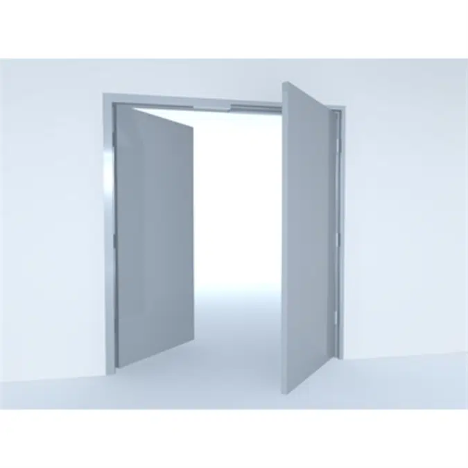 BIM objects - Free download! MMI Double Egress Door | BIMobject