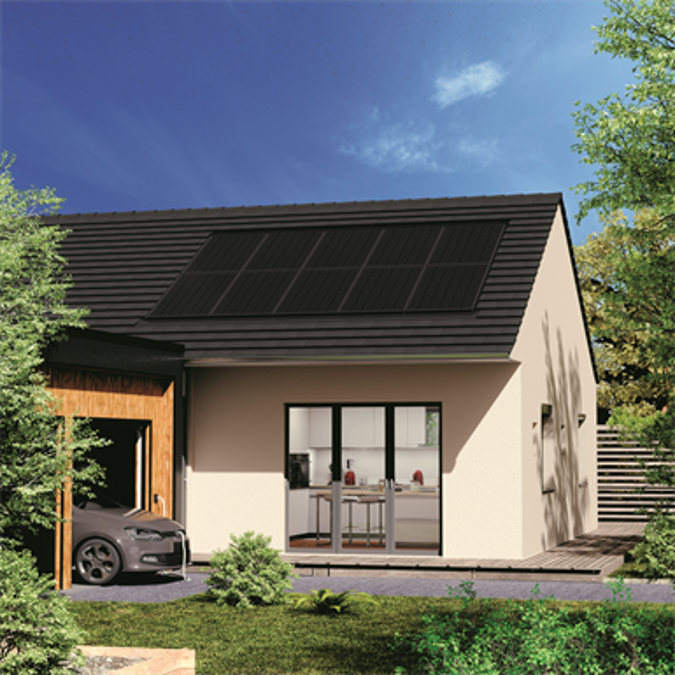 BIM objects - Free download! V-SYS Ultra - Photovoltaic solar panel ...