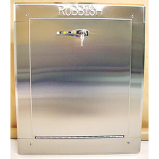 BIM objects - Free download! Trash Chute, Stainless Steel Door | BIMobject