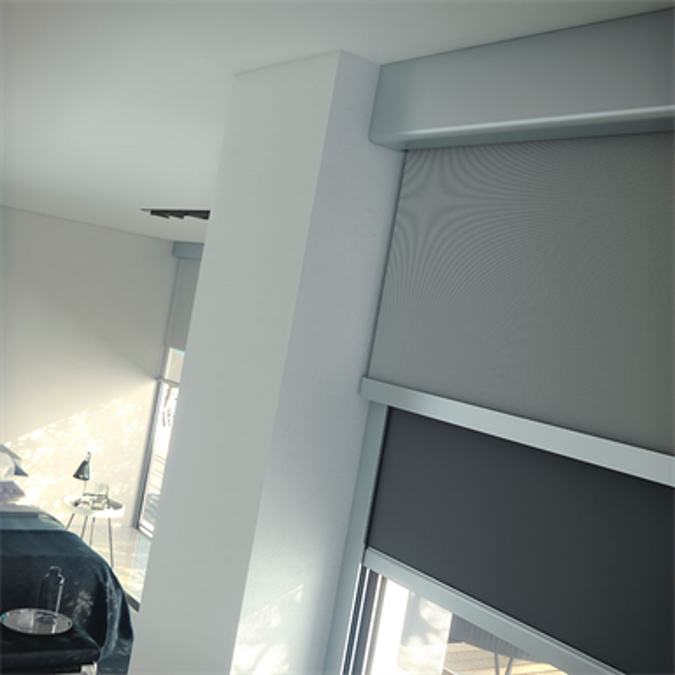 BIM objects - Free download! Box Roller Blinds | Shades B-Box Duo ...