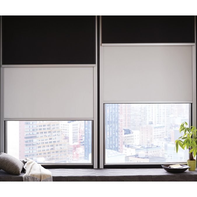 BIM objects - Free download! Box Roller Blinds | Shades B-Box Duo ...