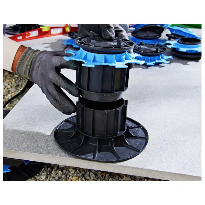 BIM objects - Free download! ESSENTIEL PAVED TERRACE RISER PEDESTAL 60 ...