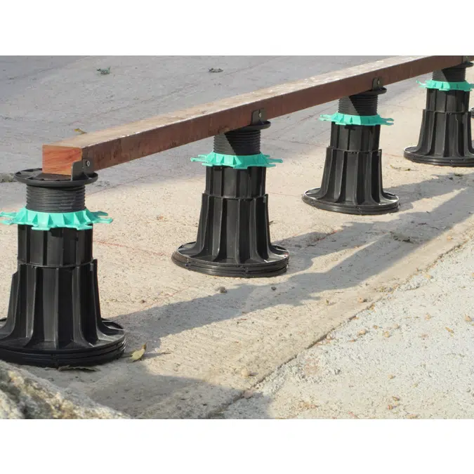 BIM objects - Free download! ESSENTIEL PAVED TERRACE RISER PEDESTAL 60 ...