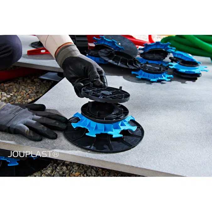 BIM objects - Free download! ESSENTIEL PAVED TERRACE RISER PEDESTAL 10 ...