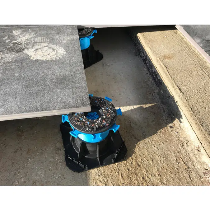 Objetos BIM - ¡Descarga gratis! CLEMAN PAVED TERRACE RISER PEDESTAL ...