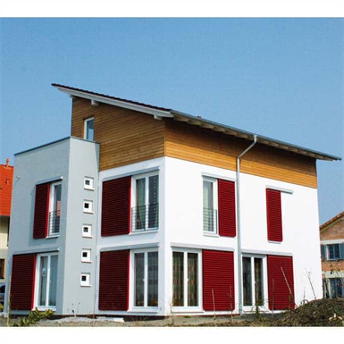 BIM objects - Free download! Motorized Sliding Shutter - single leaf ...