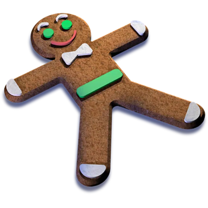 BIM objects - Free download! Gingerbread Man | BIMobject