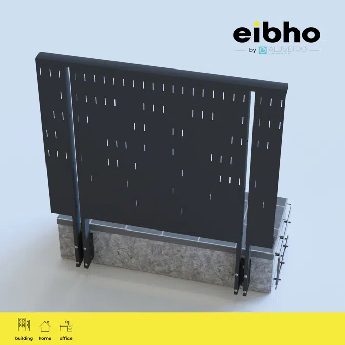 BIM objects - Free download! MODULAR 2.0 Railing PANEL | BIMobject