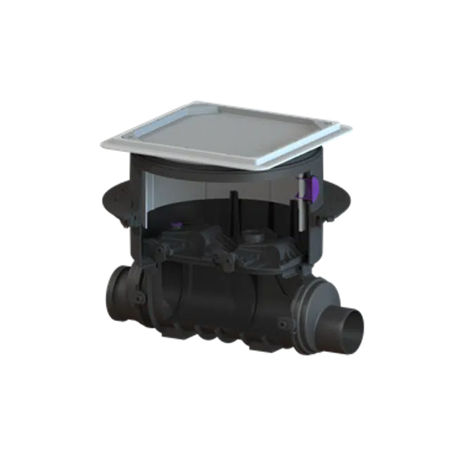 BIM objects - Free download! KESSEL-Clean out Controlfix 80100X Ø 110 ...