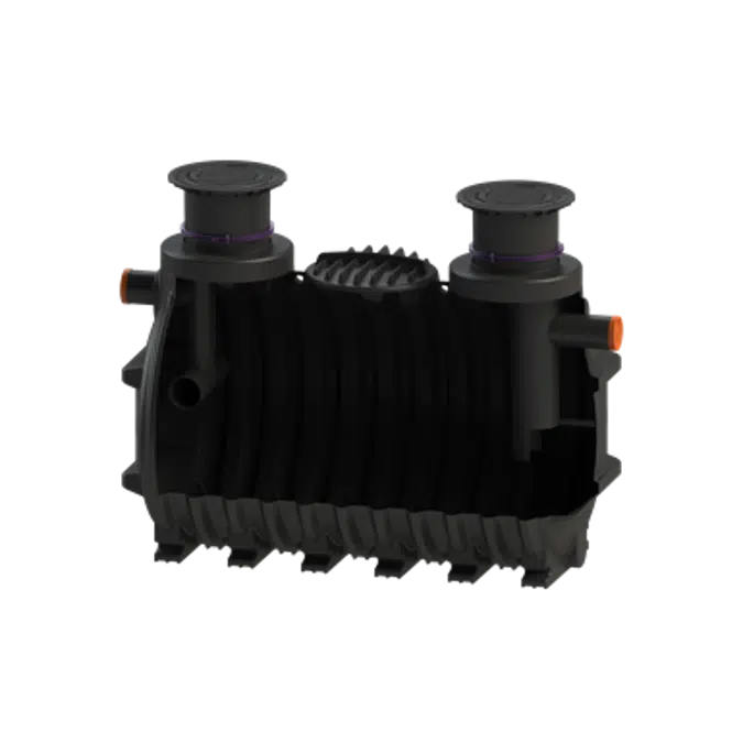 BIM objects - Free download! KESSEL-Grease separator EasyClean ground ...