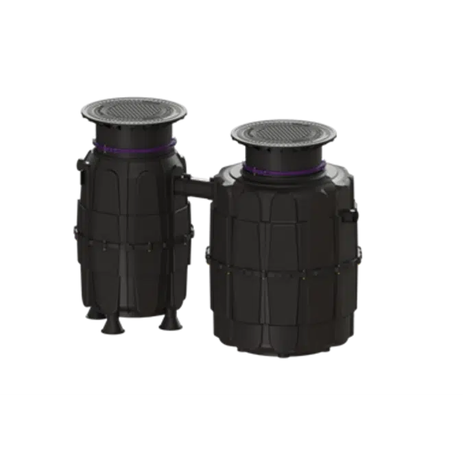 BIM objects - Free download! KESSEL-Grease separator EasyClean Modular ...