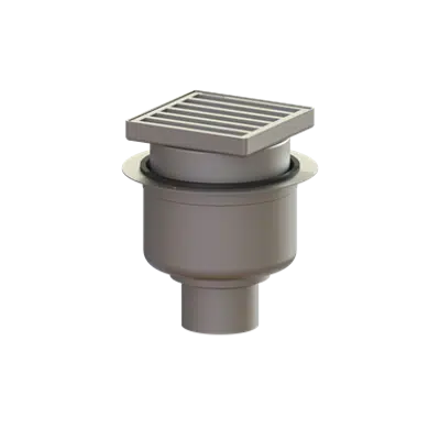 BIM objects - Free download! KESSEL-Bathroom drain Classic 40270.66 Ø75 ...