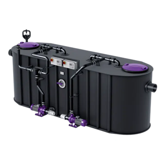 BIM objects - Free download! KESSEL-Grease separator EasyClean free NS ...