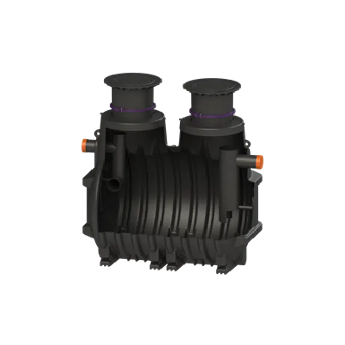 BIM objects - Free download! KESSEL-Grease separator EasyClean ground ...