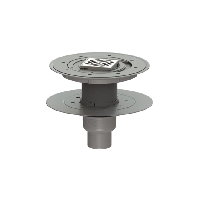 BIM objects - Free download! KESSEL-Bathroom drain Classic 40279.50 Ø75 ...