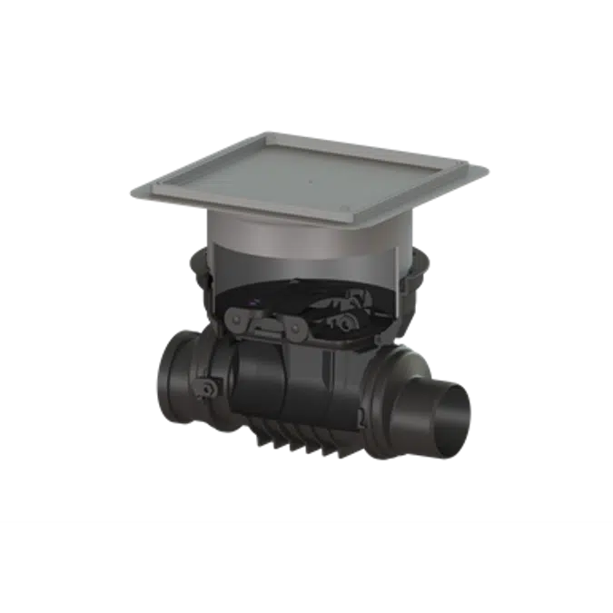 BIM objects - Free download! KESSEL drain body Staufix DN 125, tile ...