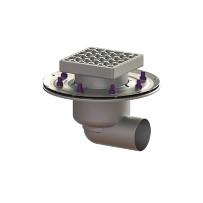 BIM objects - Free download! KESSEL-Floor drain Ferrofix 54200.20 ...