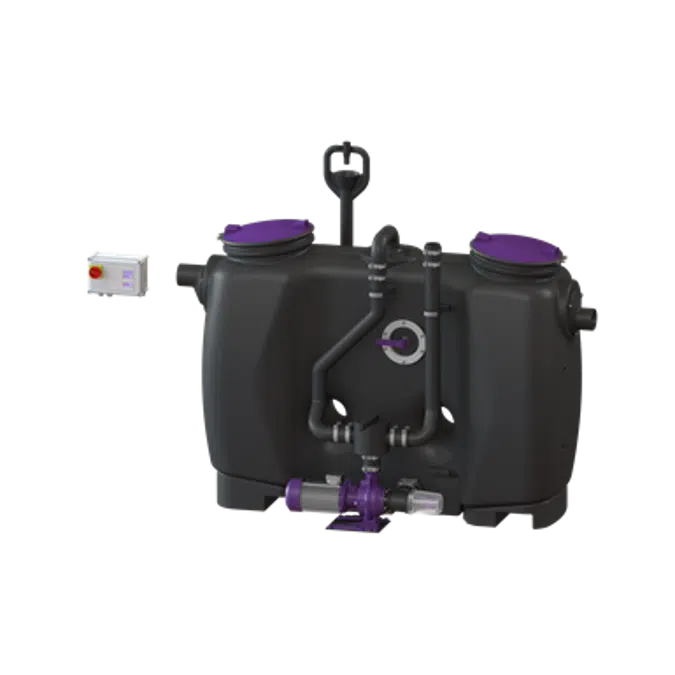 BIM objects - Free download! KESSEL-Grease separator EasyClean free NS ...