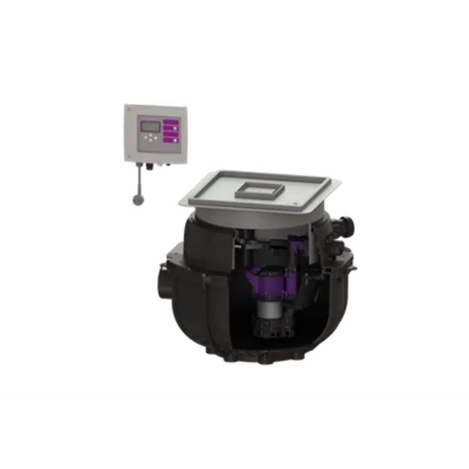 BIM objects - Free download! KESSEL-lifting station Aqualift S Compact ...