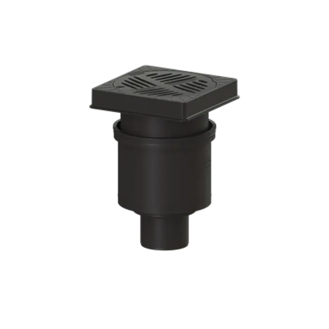 BIM object - Drainage - KESSEL-Ecoguss yard drain System 200, vert ...
