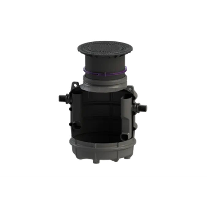 BIM objects - Free download! KESSEL-Grease separator EasyClean ground ...