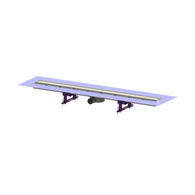 BIM objects - Free download! KESSEL shower channel Linearis Comfort L ...