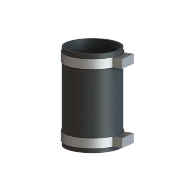 BIM objects - Free download! KESSEL-Elastic hose connection 28663 Ø 110 ...