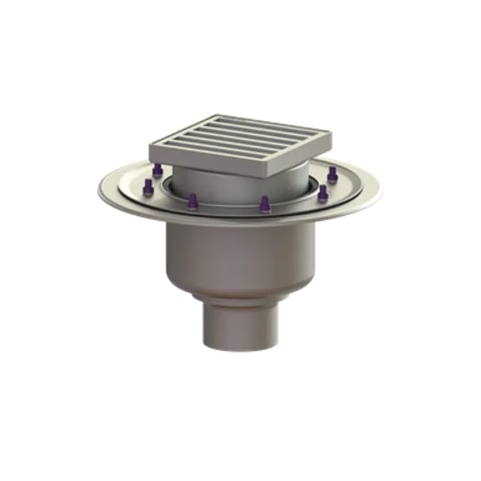 BIM objects - Free download! KESSEL-Floor drain Ferrofix 55600.30 ...