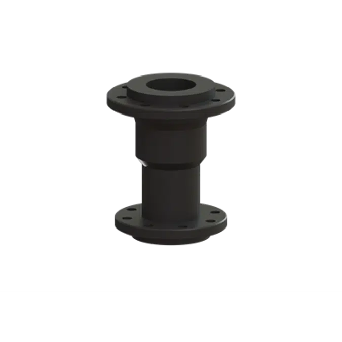 BIM objects - Free download! KESSEL-Flange adaptor 28068 from DN 80 to ...