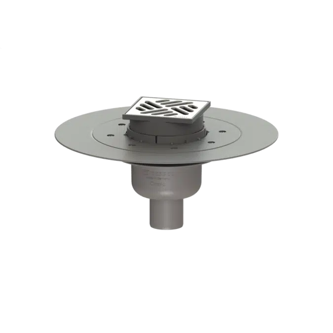 BIM objects - Free download! KESSEL-Bathroom drain Classic 40250.90 Ø50 ...