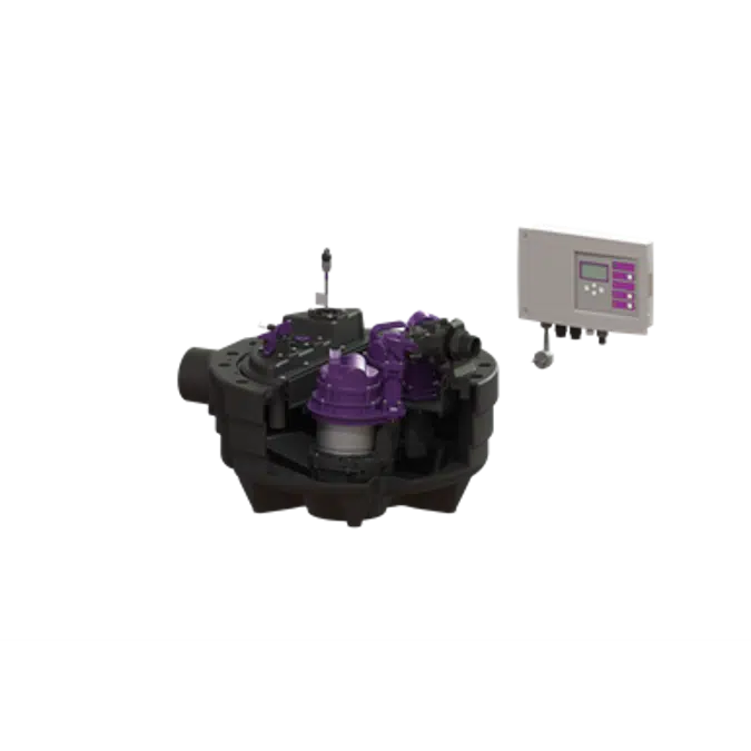 BIM objects - Free download! KESSEL-Lifting station 28743-C Aqualift F ...