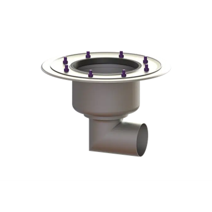 BIM objects - Free download! KESSEL-Drain body Ferrofix 55550 lateral ...