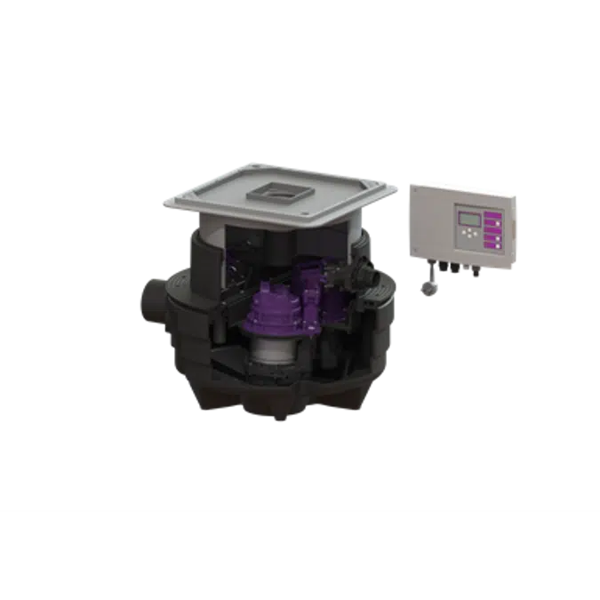 Obiekty BIM - Pobierz za darmo! KESSEL-Lifting station 28704-C Aqualift ...