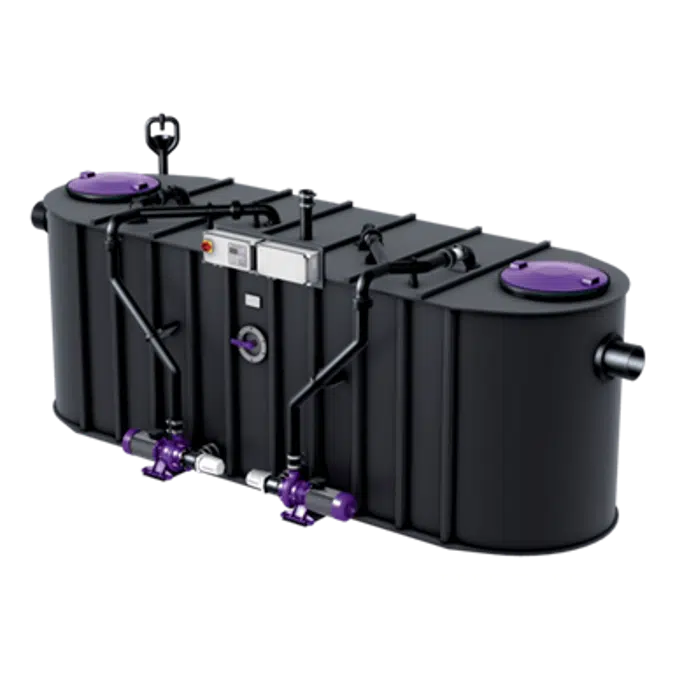 BIM objects - Free download! KESSEL-Grease separator EasyClean free NS ...