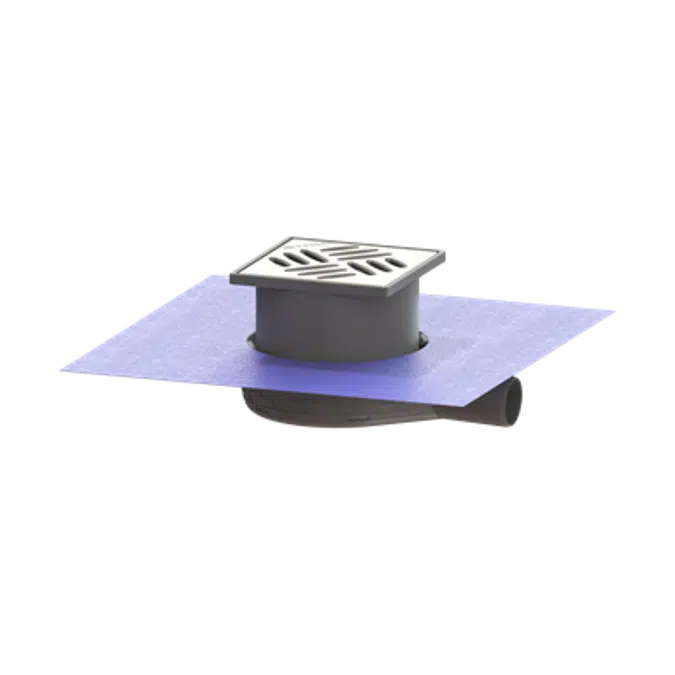 BIM objects - Free download! KESSEL floor drain The Ultraflat 54 DN 40 ...