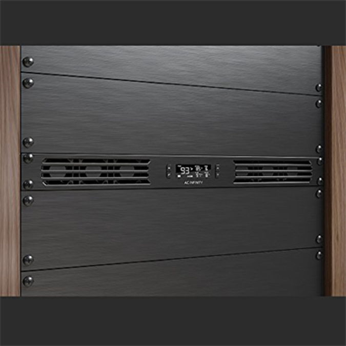 BIM objects - Free download! AC Infinity CLOUDPLATE T1-N, Rack Mount ...