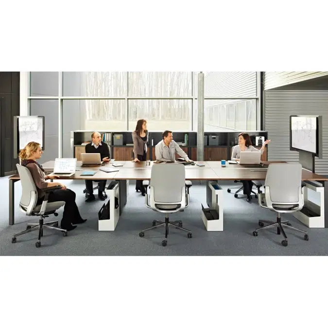 BIM objects - Free download! FrameOne Office Bench & Workstation ...