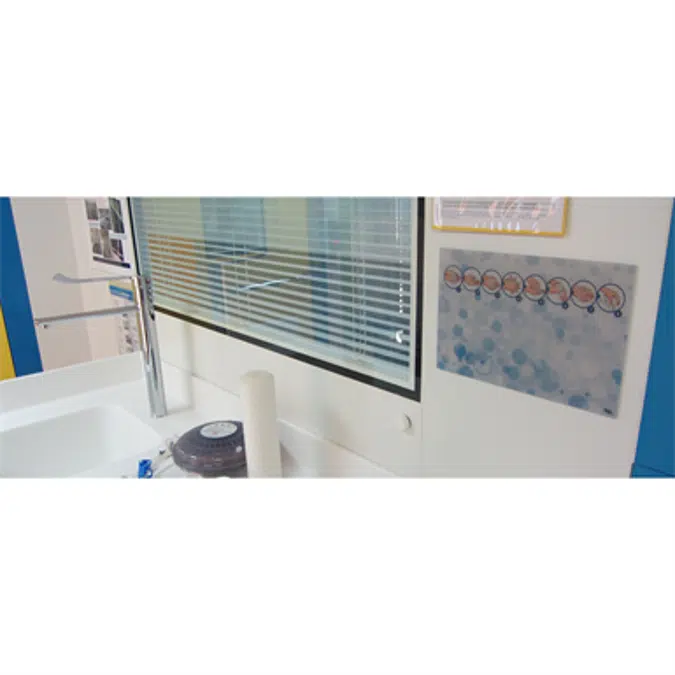BIM objects - Free download! DECOCARE - Hand hygiene panel | BIMobject
