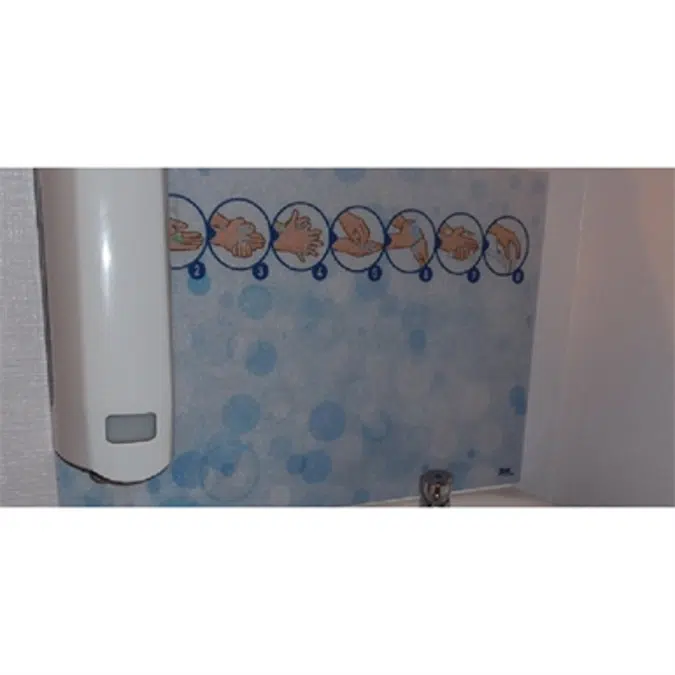 BIM objects - Free download! DECOCARE - Hand hygiene panel | BIMobject