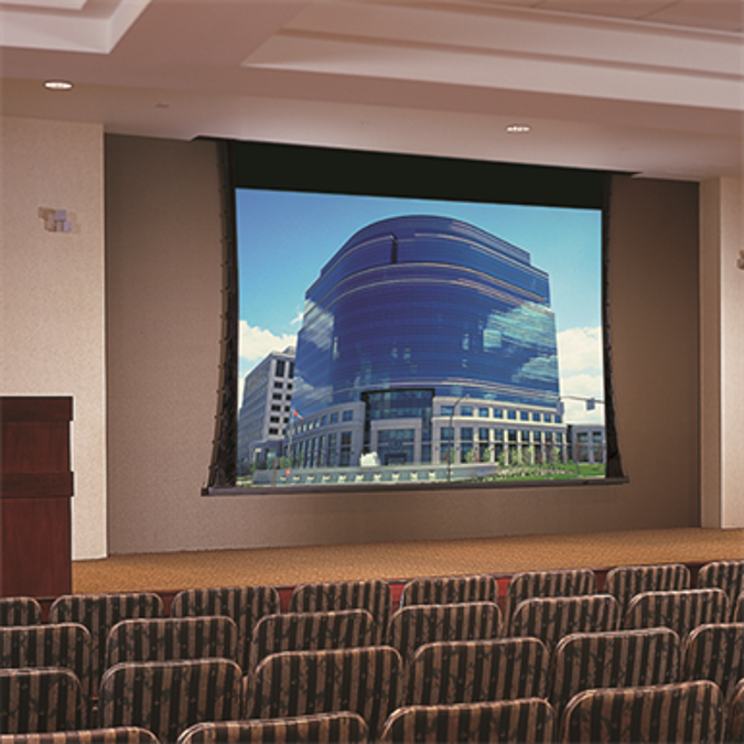 BIM objects - Free download! Premier XL Motorized Projection Screen ...