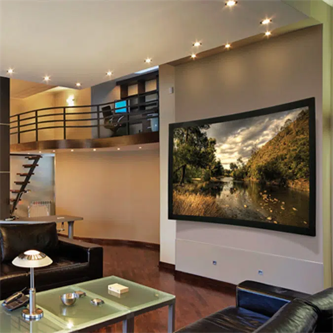 BIM objects - Free download! Onyx Fixed Projection Screen | BIMobject