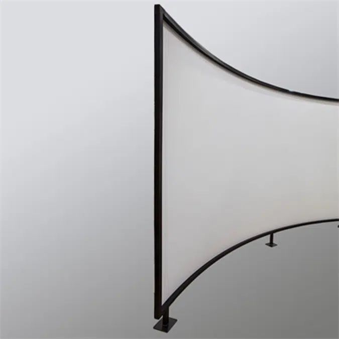 BIM objects - Free download! ShadowBox Clarion Fixed Projection Screen ...