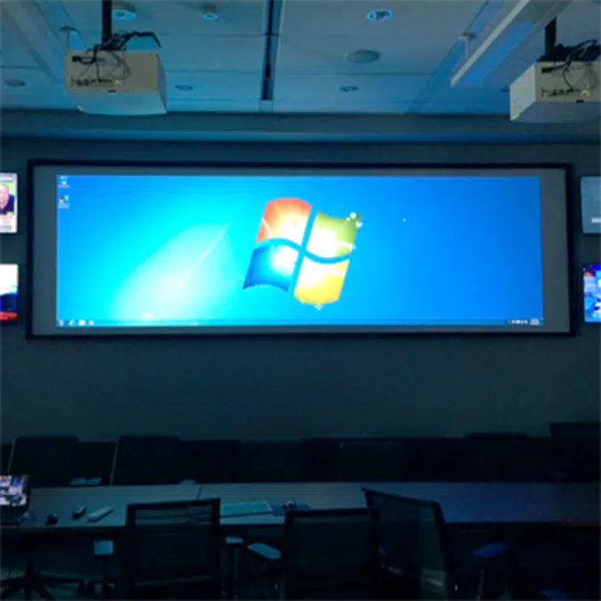 BIM objects - Free download! ShadowBox Clarion Fixed Projection Screen ...