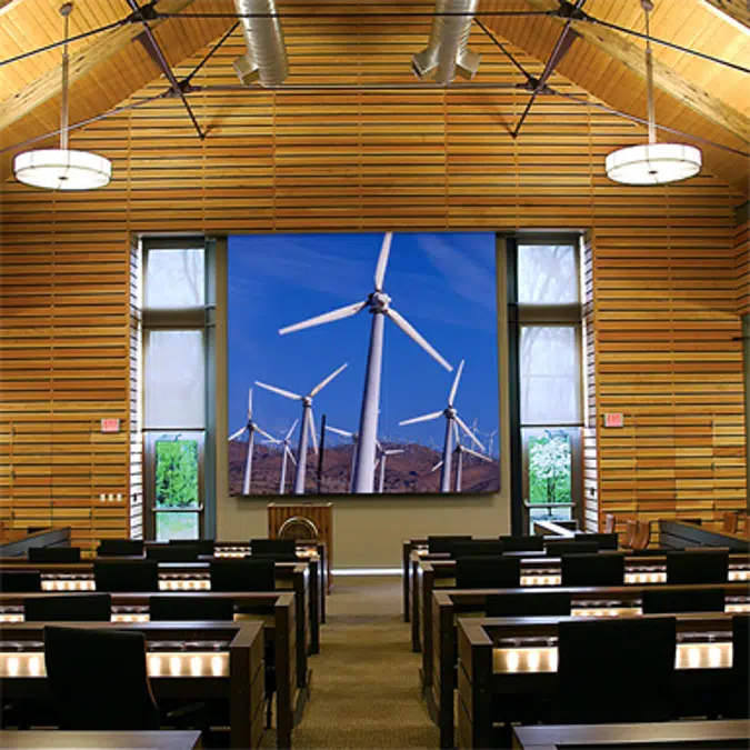 BIM objects - Free download! Targa XL Electric Projection Screen ...