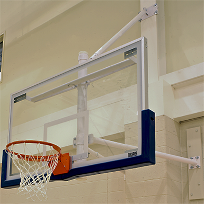 BIM objects - Free download! SW Wall Mounted Stationary Basketball ...