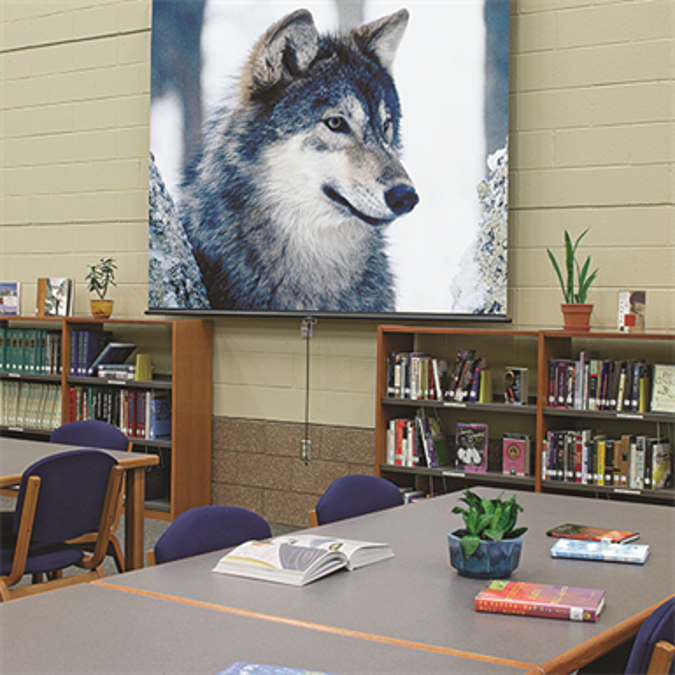 BIM objects - Free download! Luma Manual Projection Screen | BIMobject