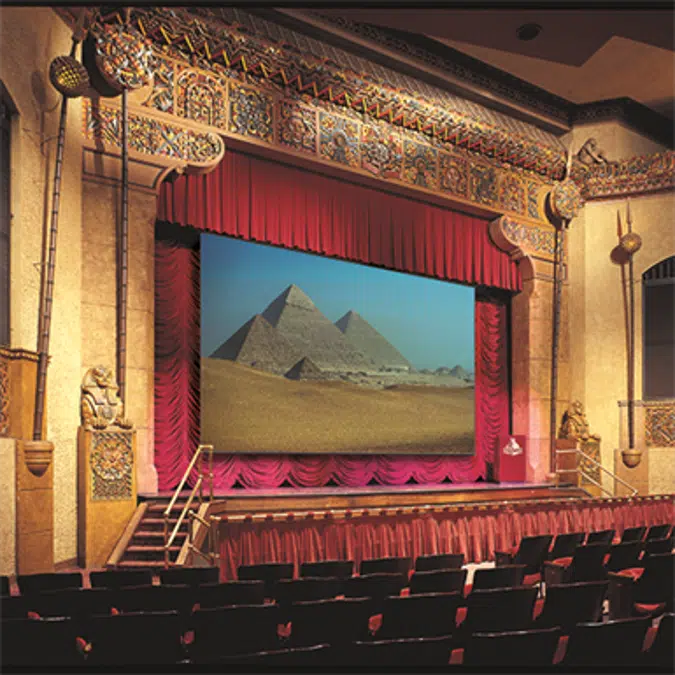 BIM objects - Free download! Paragon E Motorized Projection Screen ...